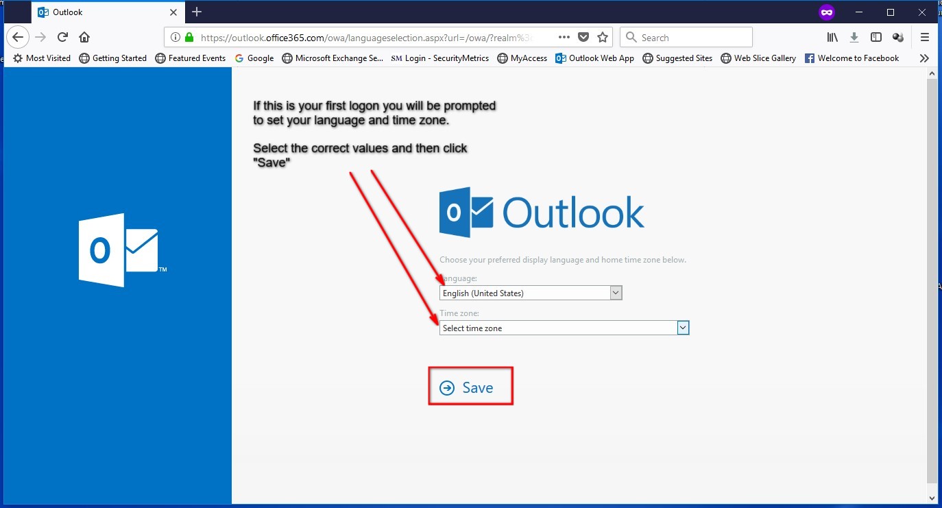 How To Change Time Zone In Outlook 365 Web